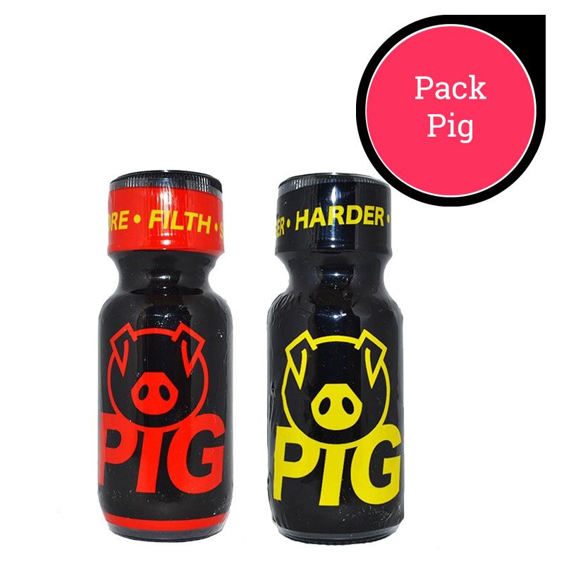 Pack Poppers Pig pas cher sur La Boutique du Poppers