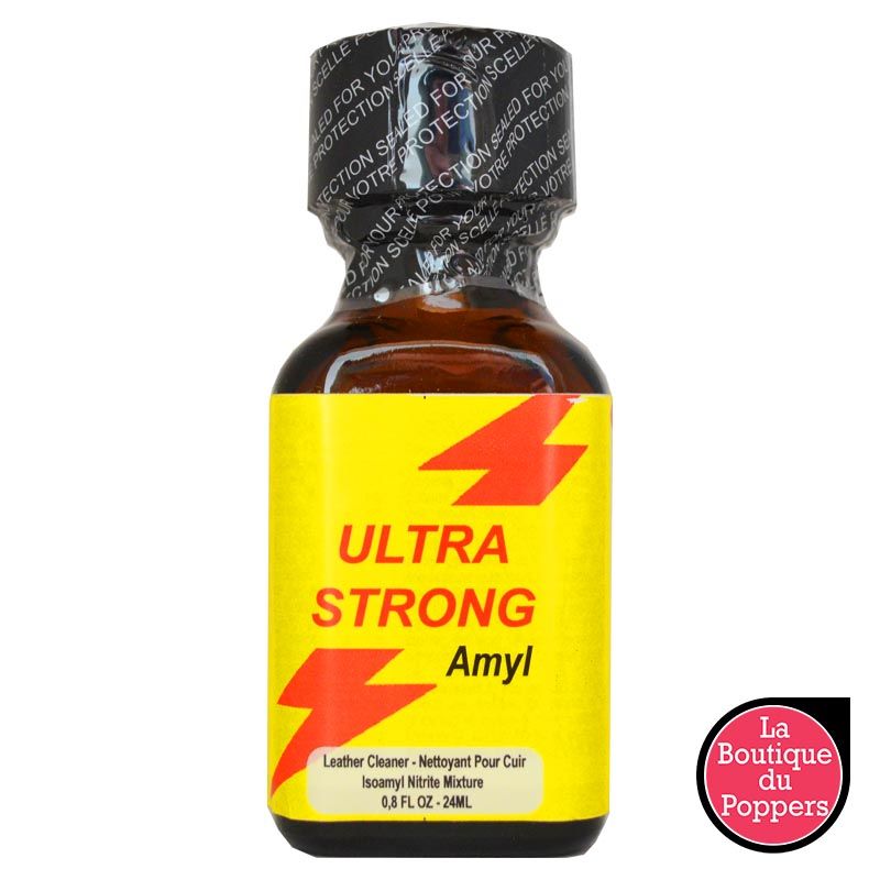 Poppers Ultra Strong Amyl 24ml pas cher sur La Boutique du Poppers
