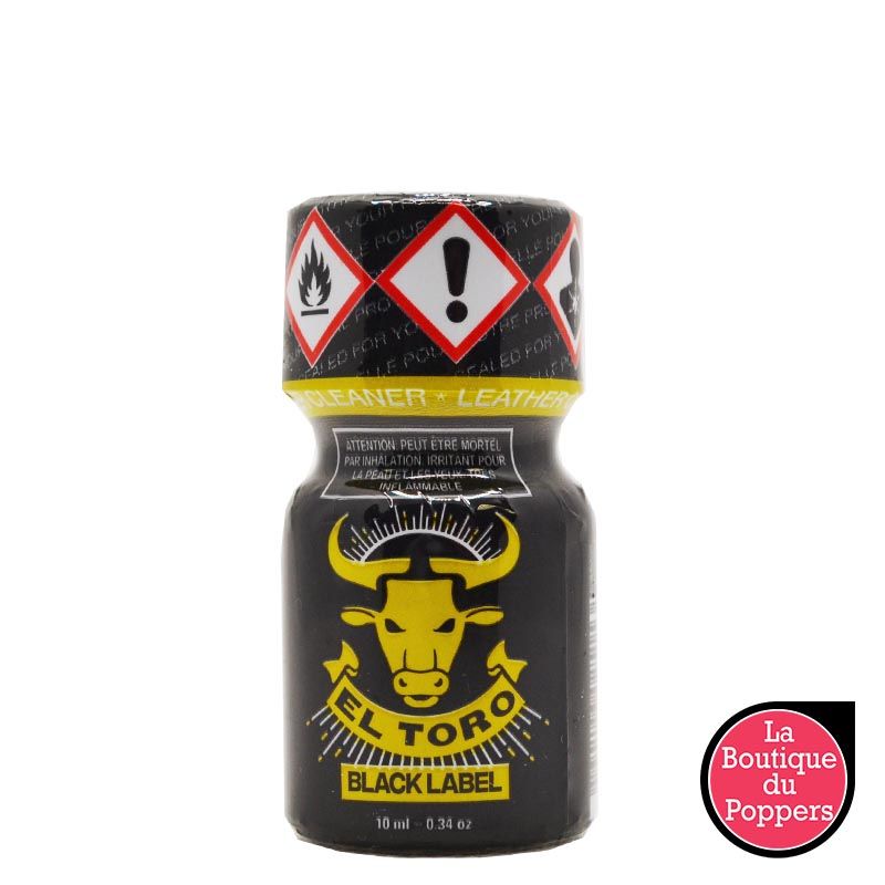 Poppers El Toro Black Label 10ml Pentyle pas cher sur La Boutique d...