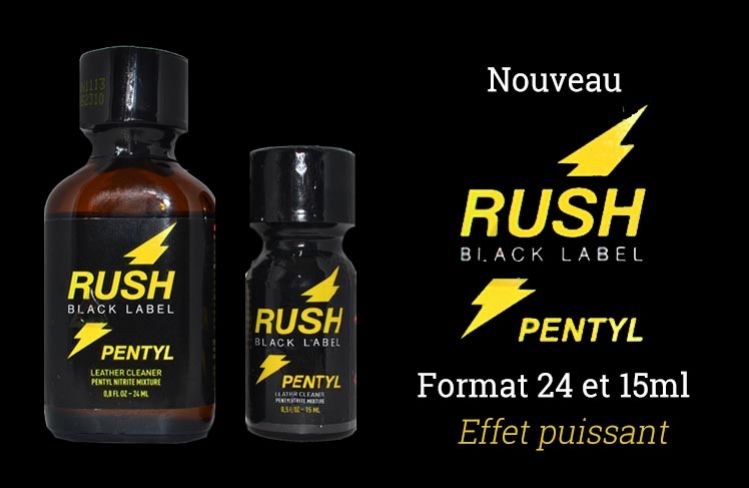 Poppers Rush Black Label : une claque de puissance