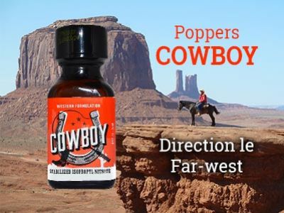 Poppers Cowboy : direction le Far-West